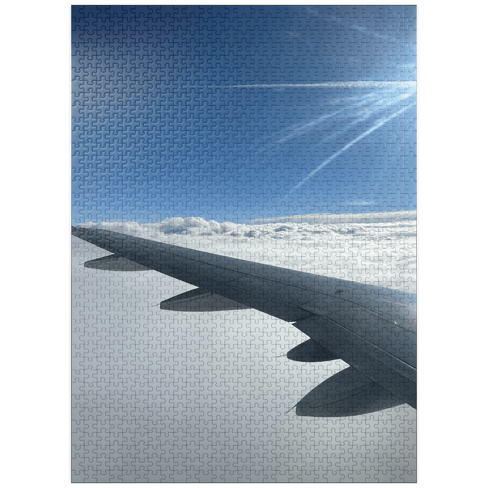 MyPuzzle - Airplane Soaring Above The Clouds - Premium 1000 Piece ...