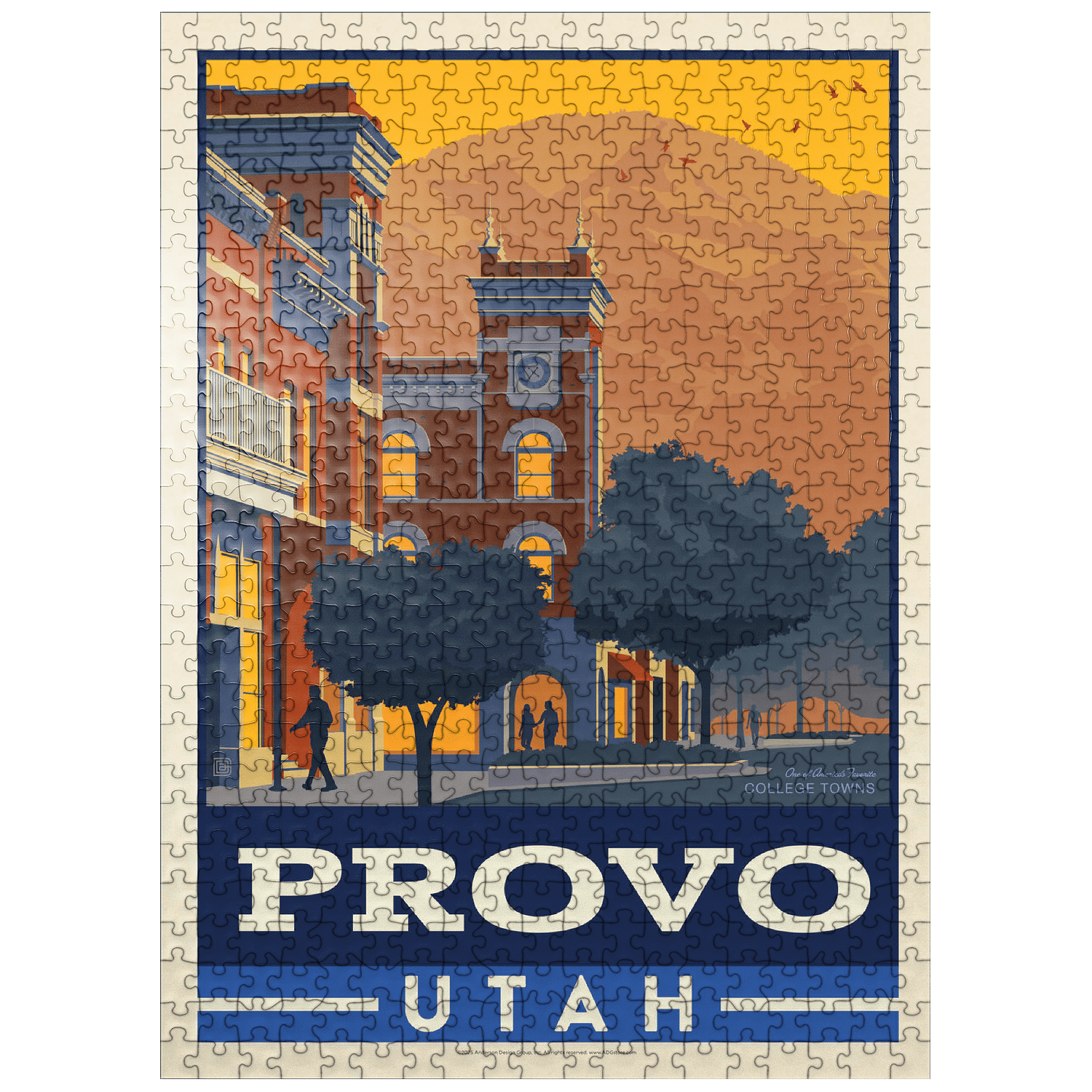 MyPuzzle - American College Towns: Provo, Utah - Premium 500 Piece ...