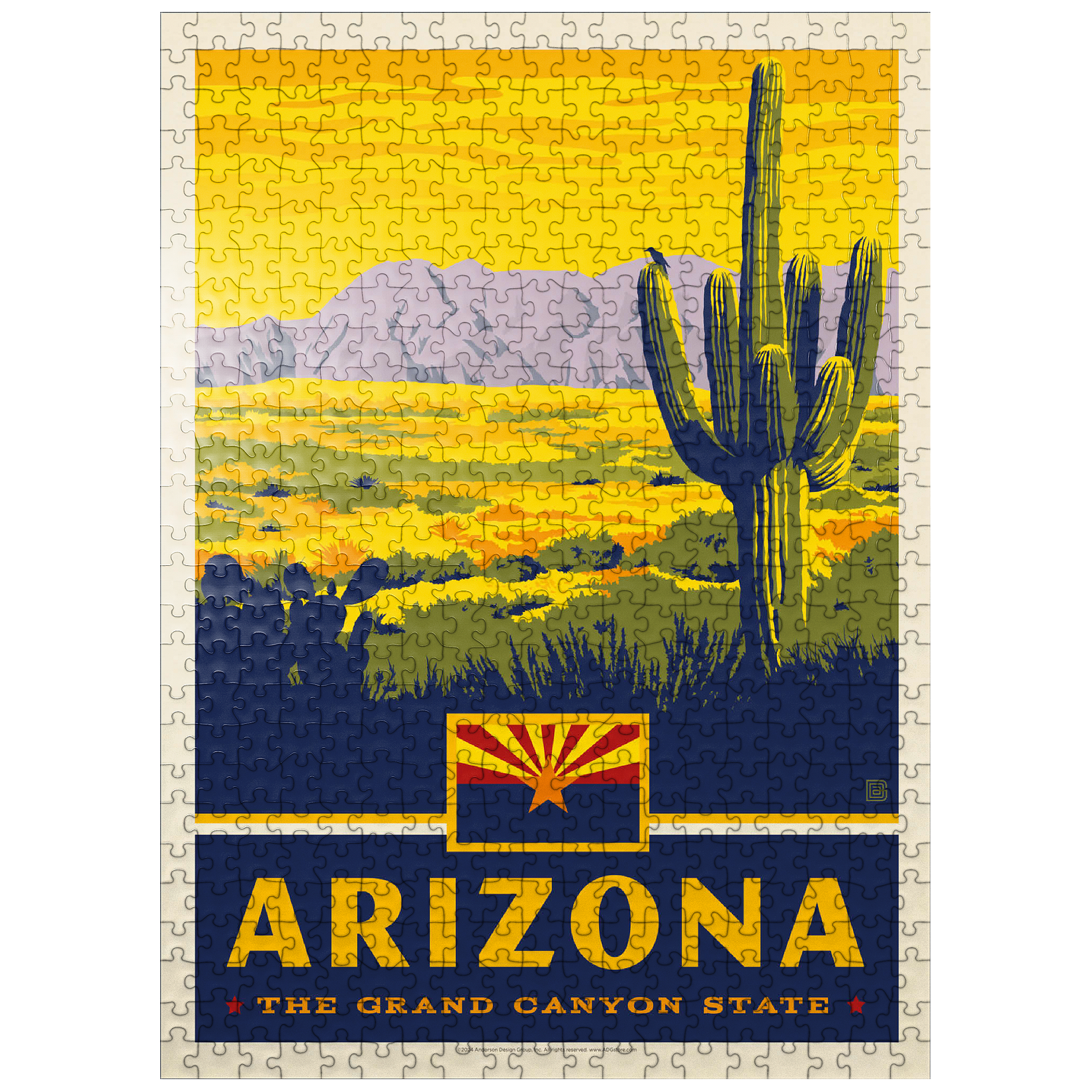MyPuzzle - Arizona: The Grand Canyon State - Premium 500 Piece Jigsaw ...