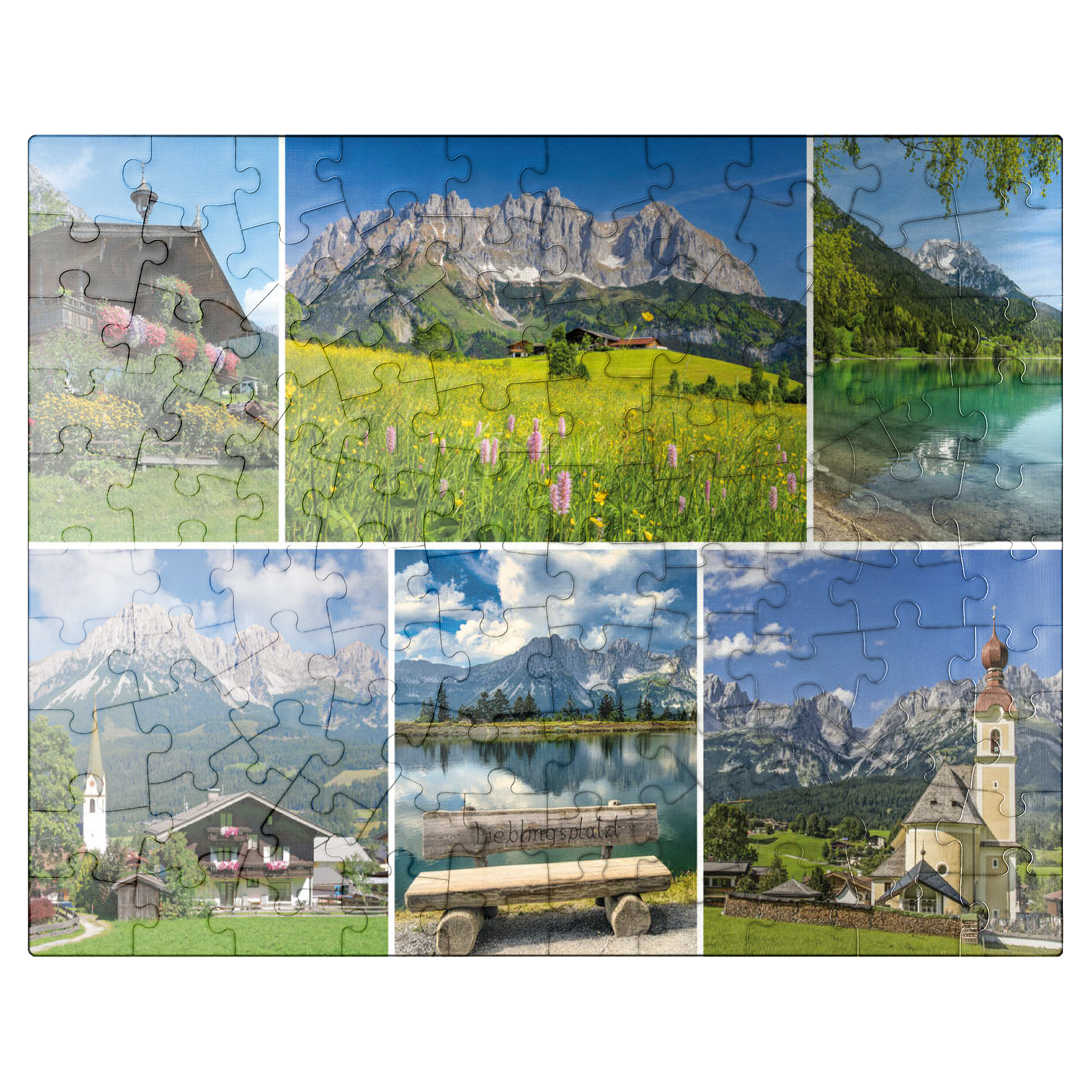 MyPuzzle - At The Wilder Kaiser: Ellmau, Scheffau And Going In Tyrol ...