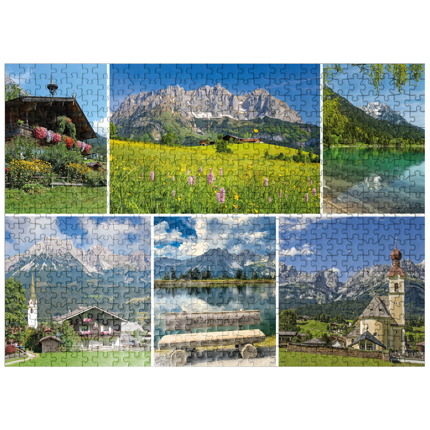 MyPuzzle - At The Wilder Kaiser: Ellmau, Scheffau And Going In Tyrol ...