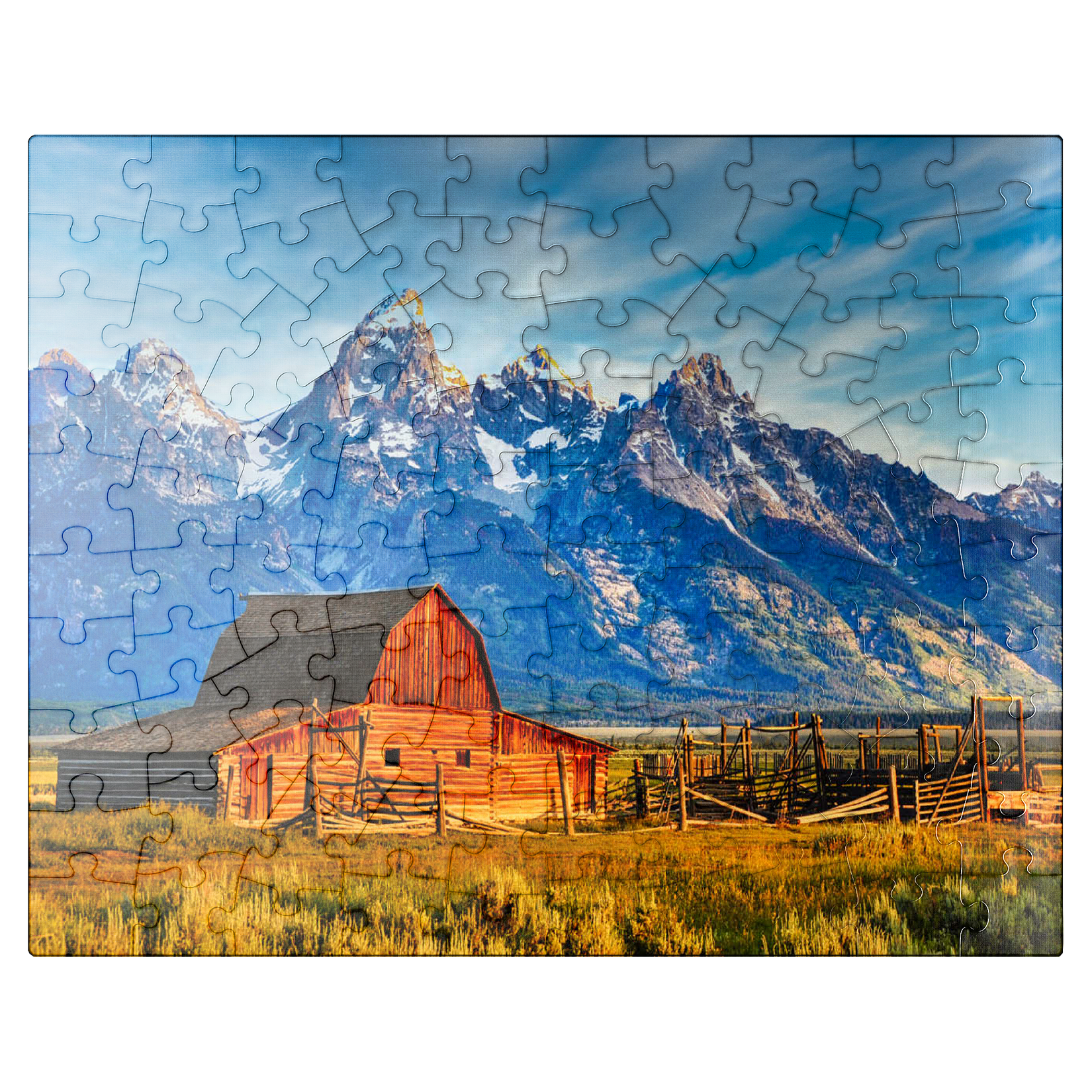 MyPuzzle - Barn On Mormon Run, Wyoming Most Popular Barn In Jackson ...