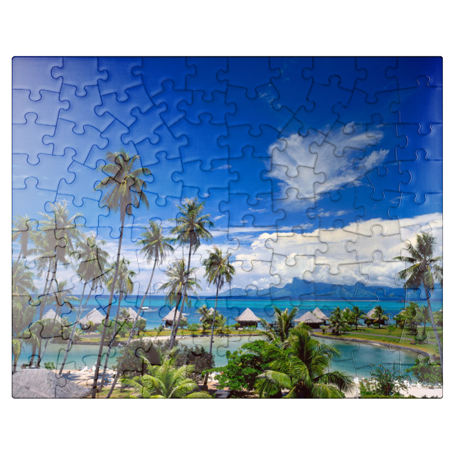 MyPuzzle - Beachcomber Hotel On Tahiti Island, French Polynesia, South ...