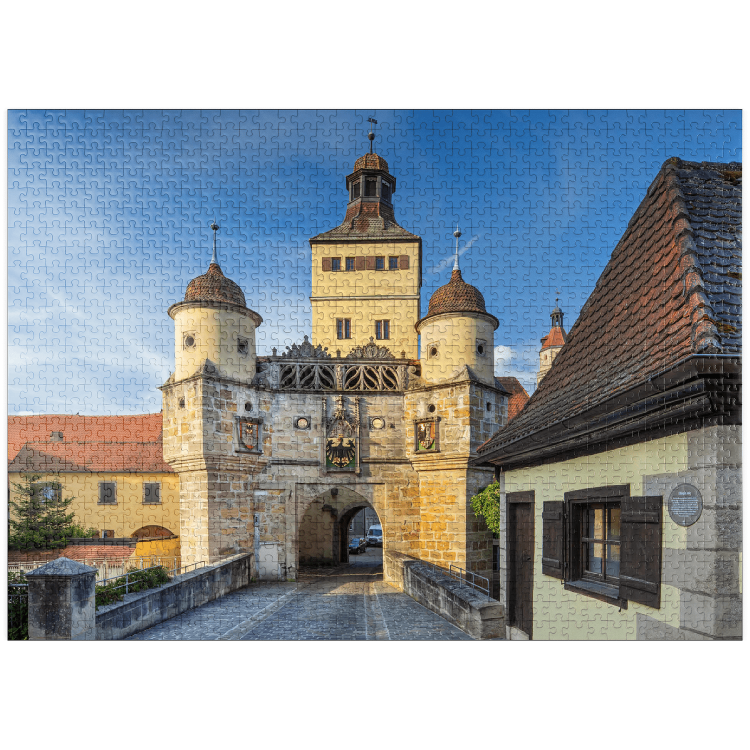 MyPuzzle - City Fortification With The Ellinger Gate - Premium 1000 ...