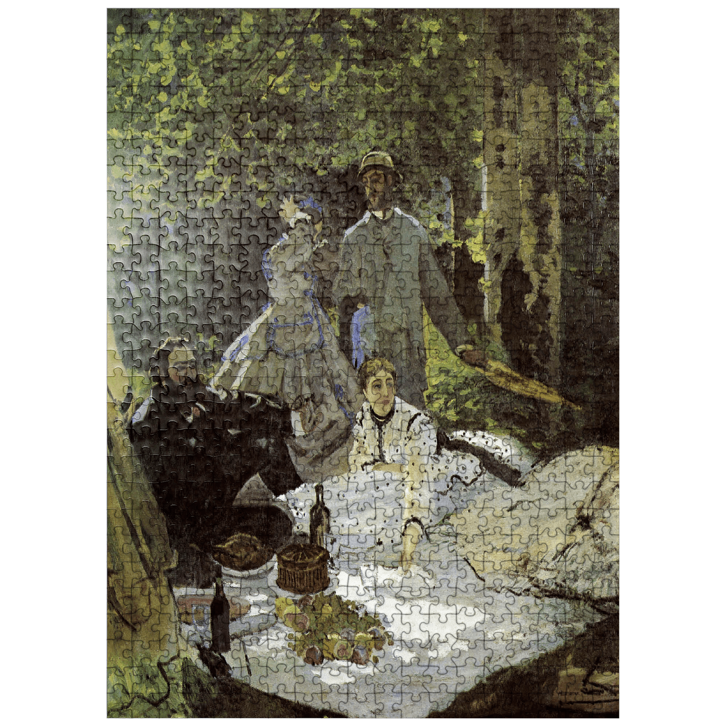 MyPuzzle - Claude Monets Luncheon On The Grass 1865-1866 - Premium 500 ...