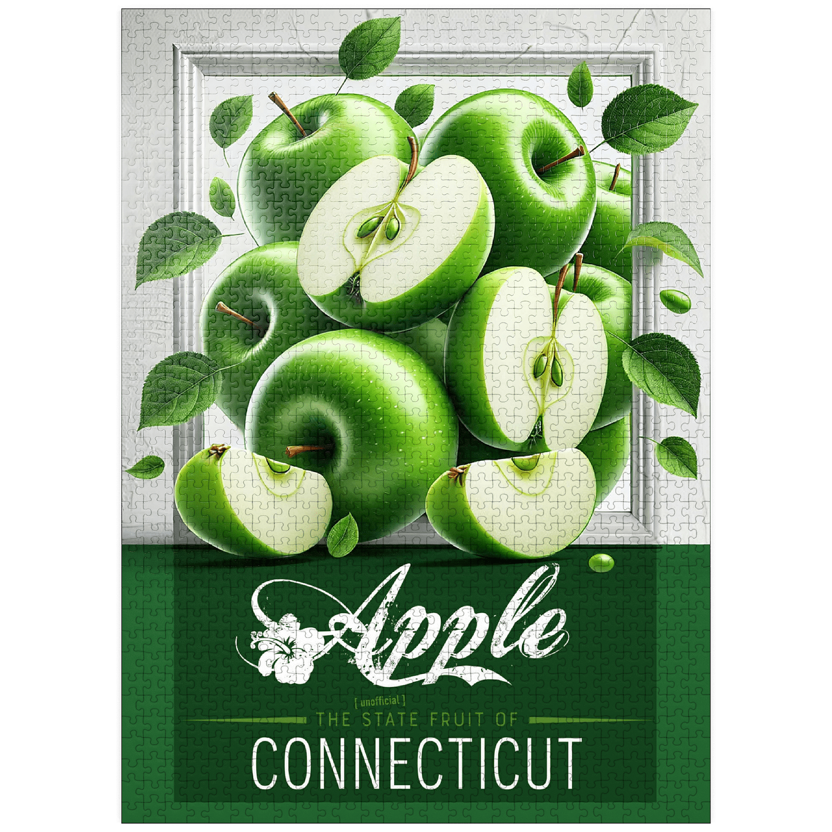 MyPuzzle - Colorful Fruits: Connecticut, Apple - State Fruits Series ...
