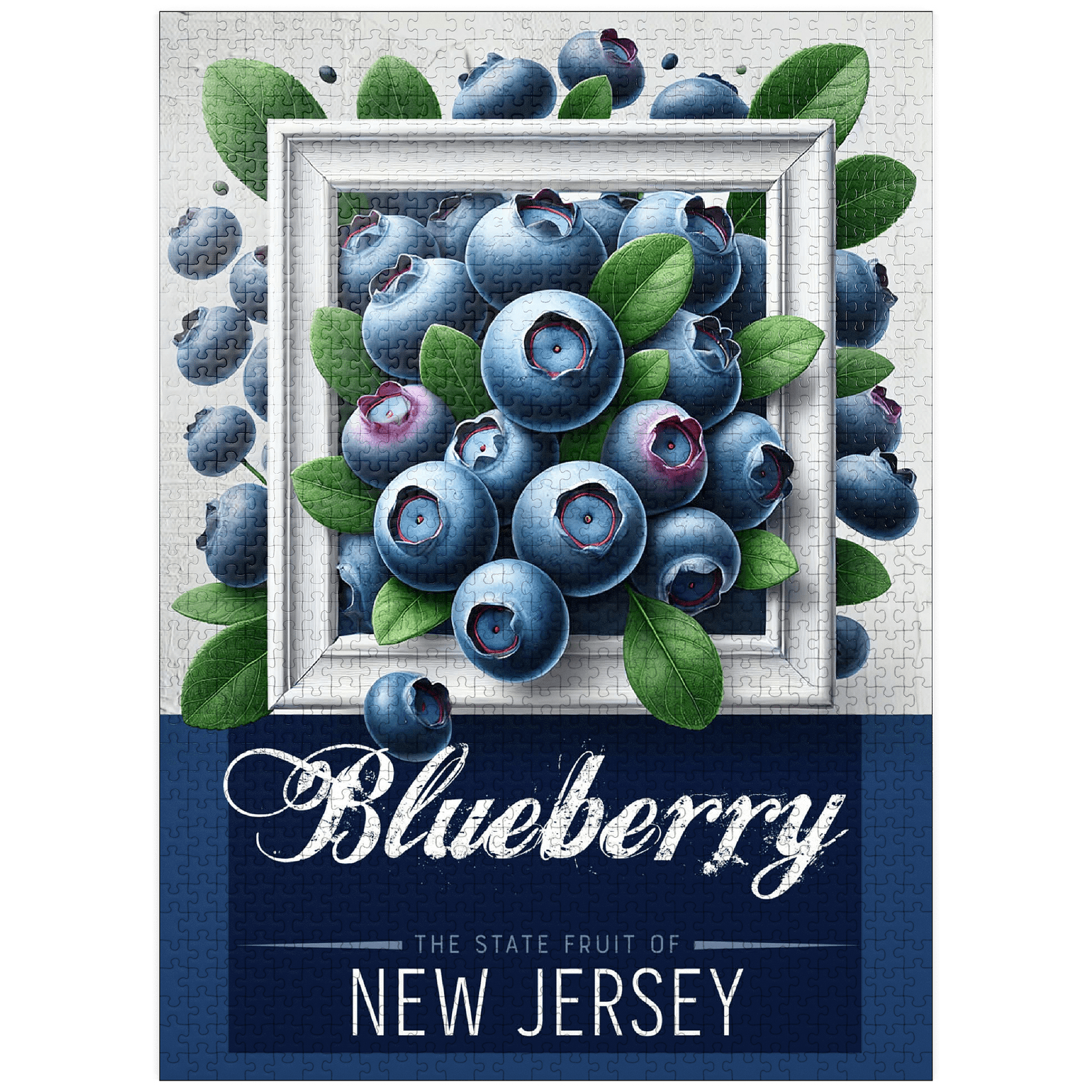 MyPuzzle - Colorful Fruits: New Jersey, Blueberry - State Fruits Series ...