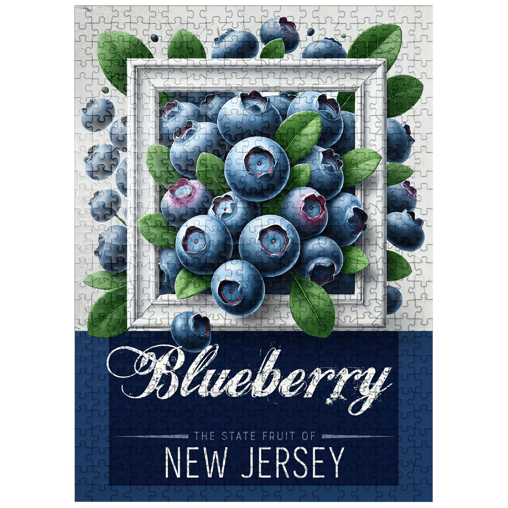 MyPuzzle - Colorful Fruits: New Jersey, Blueberry - State Fruits Series ...