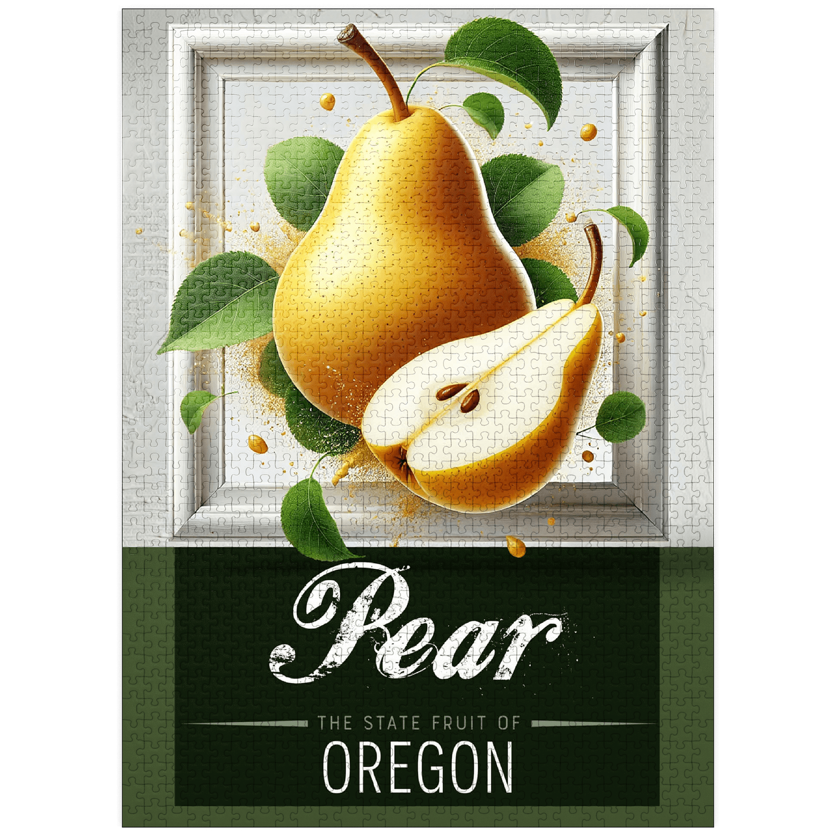 MyPuzzle - Colorful Fruits: Oregon, Pear - State Fruits Series ...
