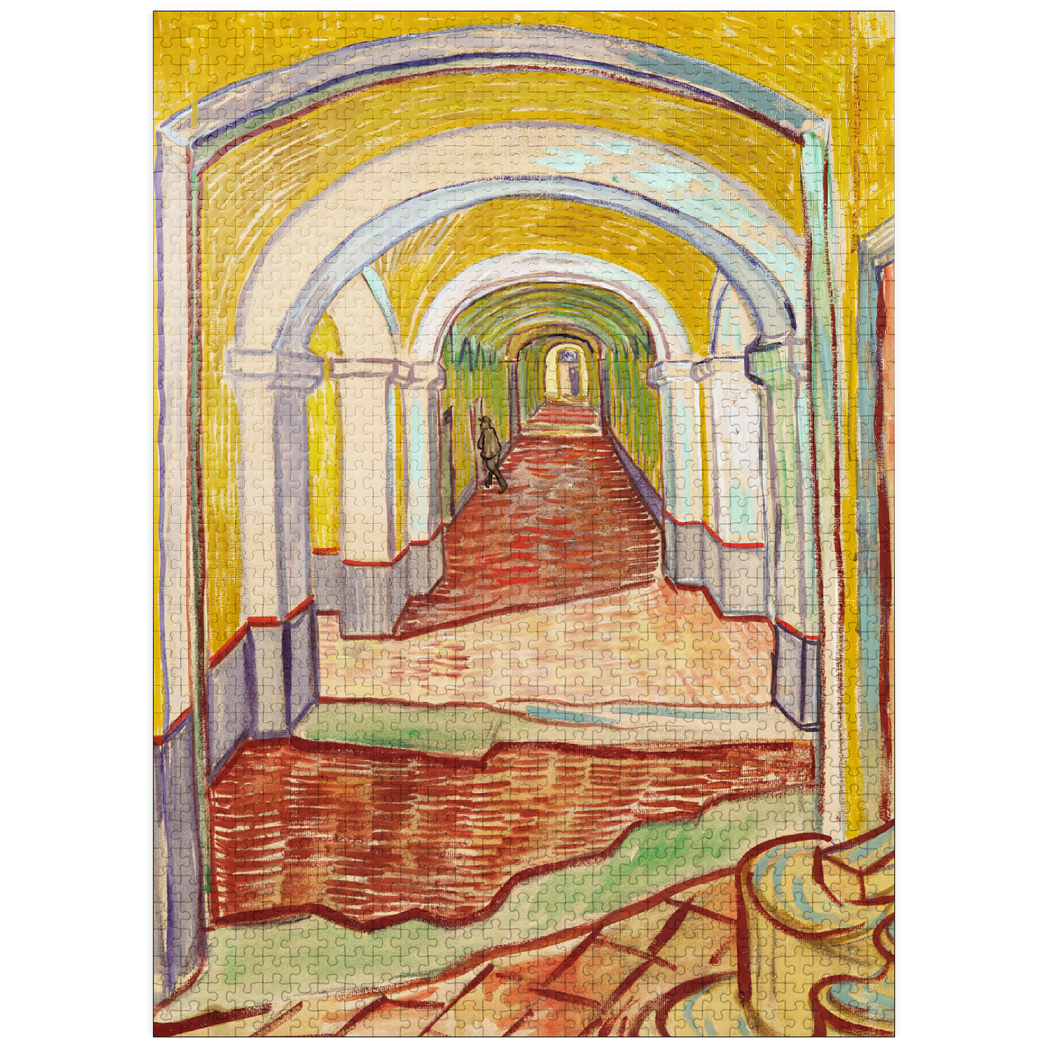 MyPuzzle - Corridor In The Asylum 1889 By Vincent Van Gogh - Premium ...