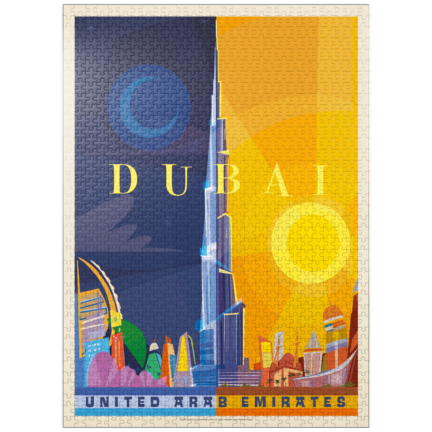 MyPuzzle - Dubai (Mod Design) - Premium 1000 Piece Jigsaw Puzzle for ...