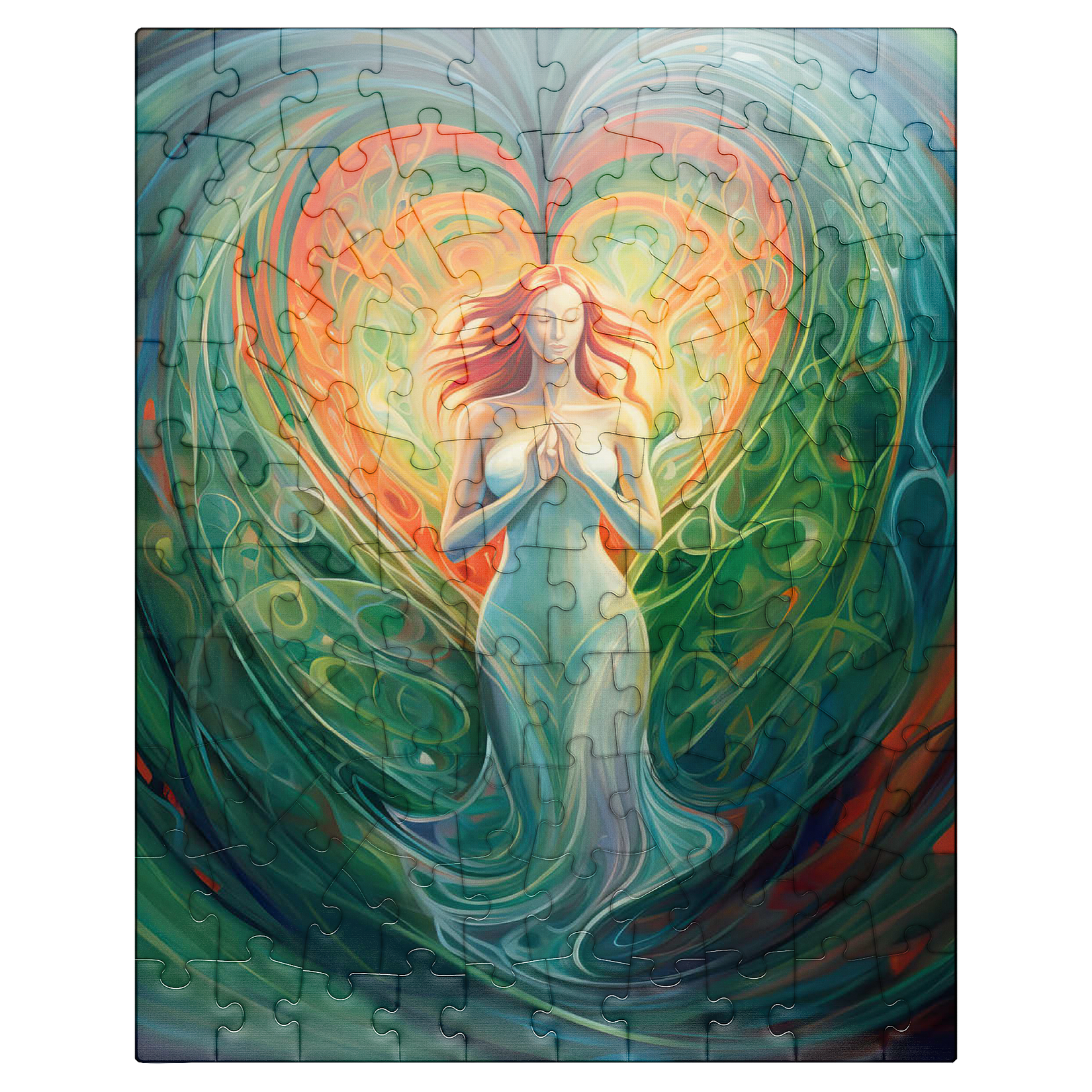 MyPuzzle - Ethereal Goddess Of Love And Nature In Spiritual Art ...