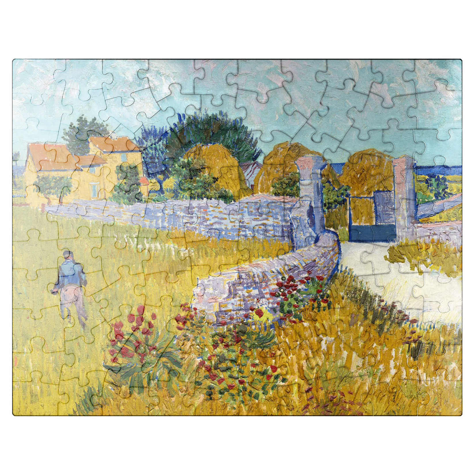 MyPuzzle - Farmhouse In Provence 1888 By Vincent Van Gogh - Premium 100 ...