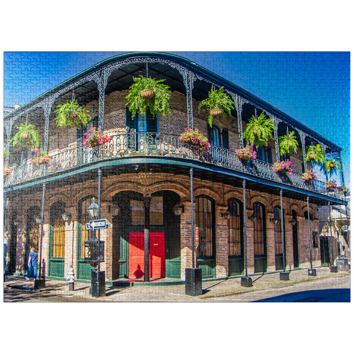 MyPuzzle - French Quarter In New Orleans - Premium 1000 Piece Jigsaw ...