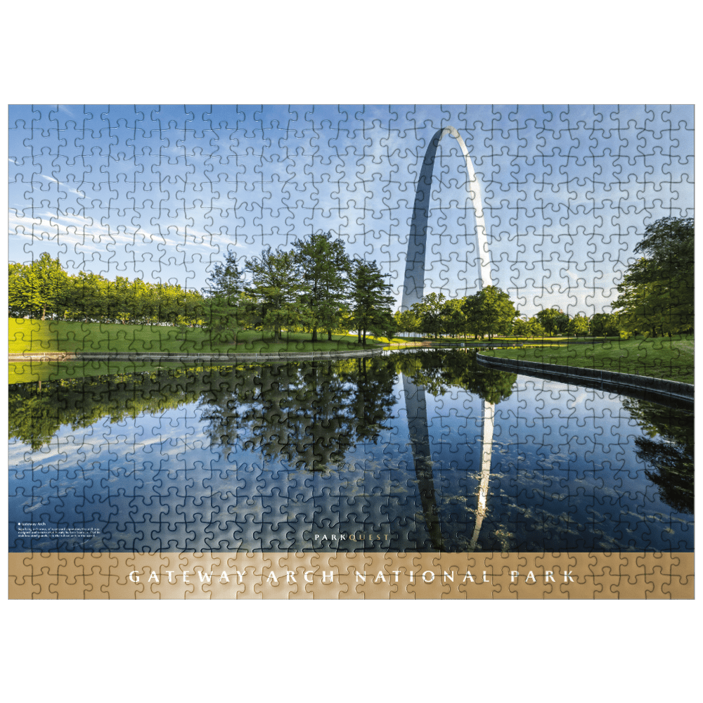 MyPuzzle - Gateway Arch National Park: Reflection Pool - Premium 500 ...