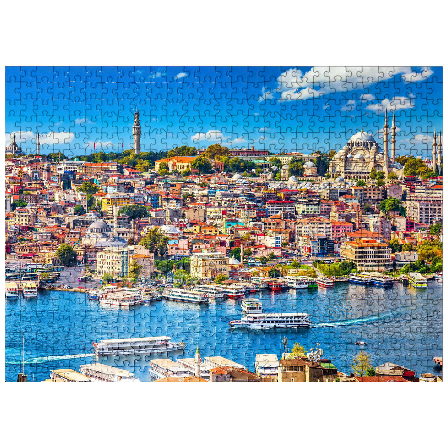 MyPuzzle - Golden Horn Istanbul - Premium 500 Piece Jigsaw Puzzle for ...