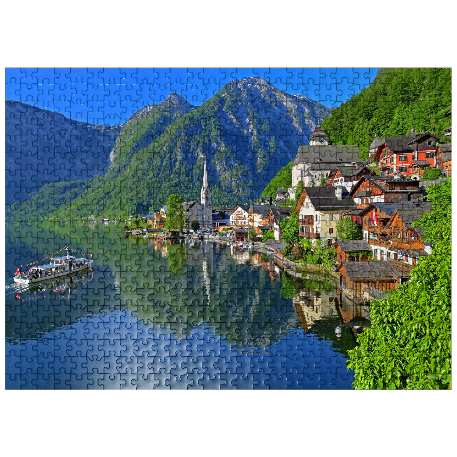 MyPuzzle - Hallstatt Am Hallstättersee, Salzkammergut, Upper Austria ...