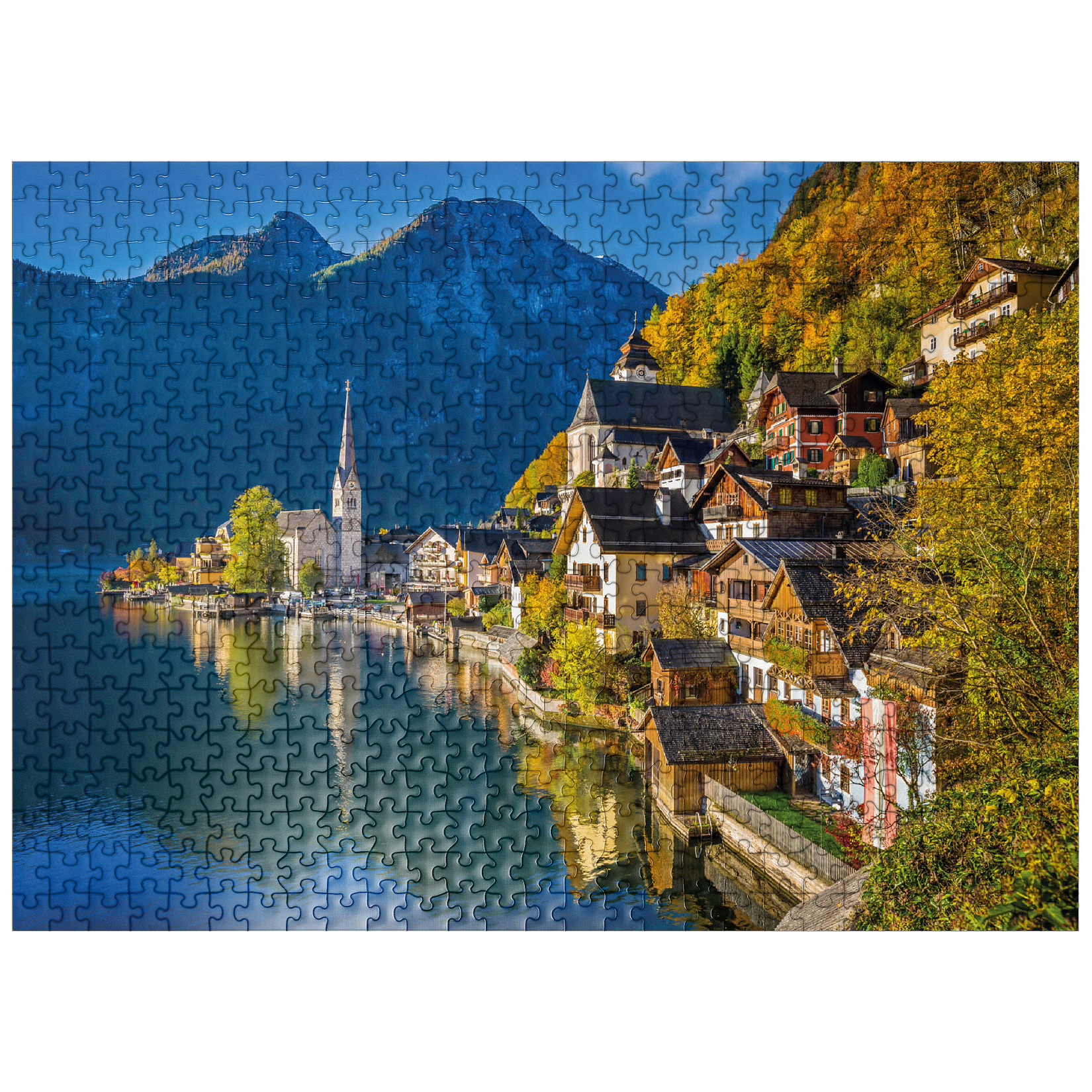 MyPuzzle - Hallstatt In Austria, Lake Hallstatt, Unesco World Heritage ...