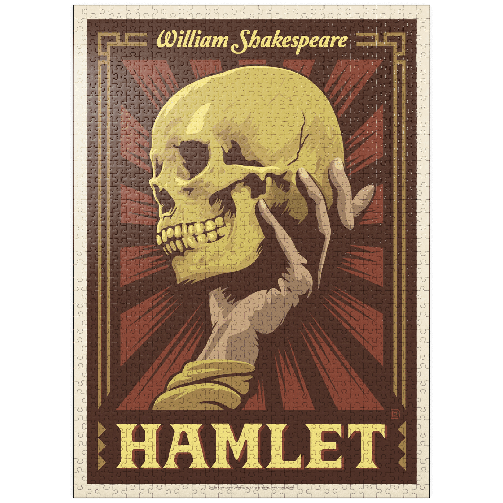 MyPuzzle - Hamlet: William Shakespeare, Vintage Poster - Premium 1000 ...