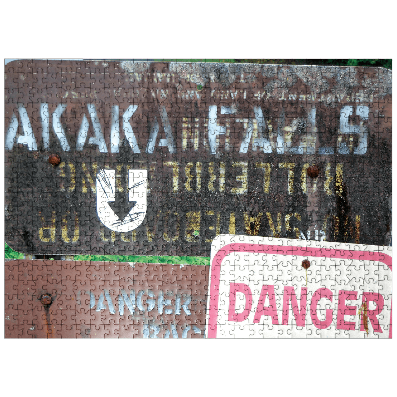MyPuzzle - Hawaii, The Big Island: Waterfall Trail Signage - Premium ...