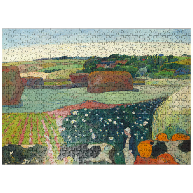MyPuzzle - Haystacks In Brittany 1890 By Paul Gauguin - Premium 500 ...