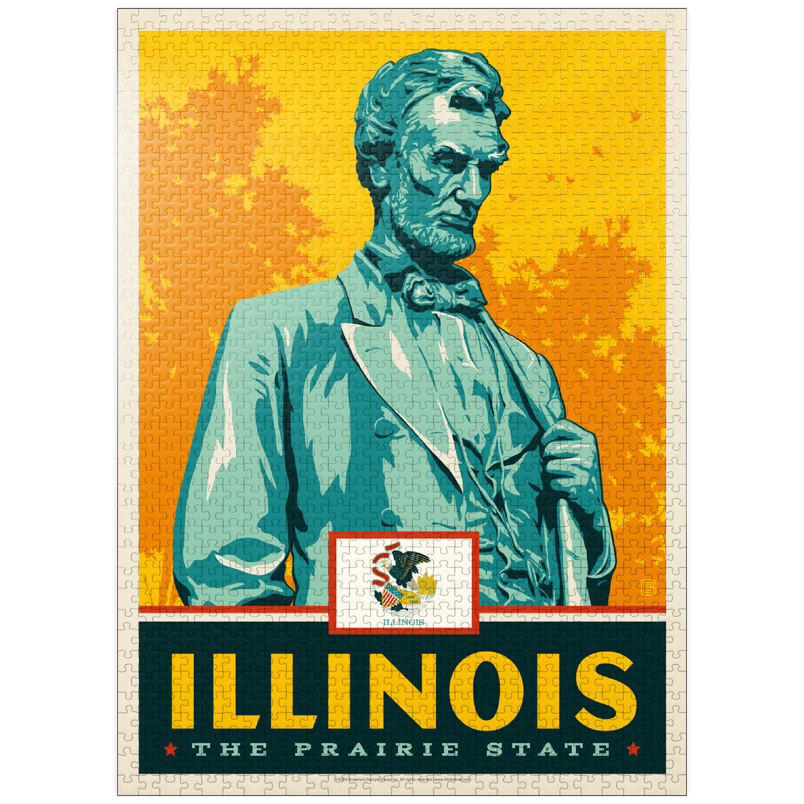 MyPuzzle - Illinois: The Prairie State - Premium 1000 Piece Jigsaw ...