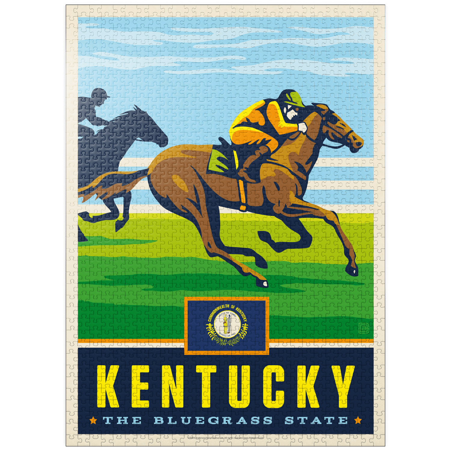 MyPuzzle - Kentucky: The Bluegrass State - Premium 1000 Piece Jigsaw ...