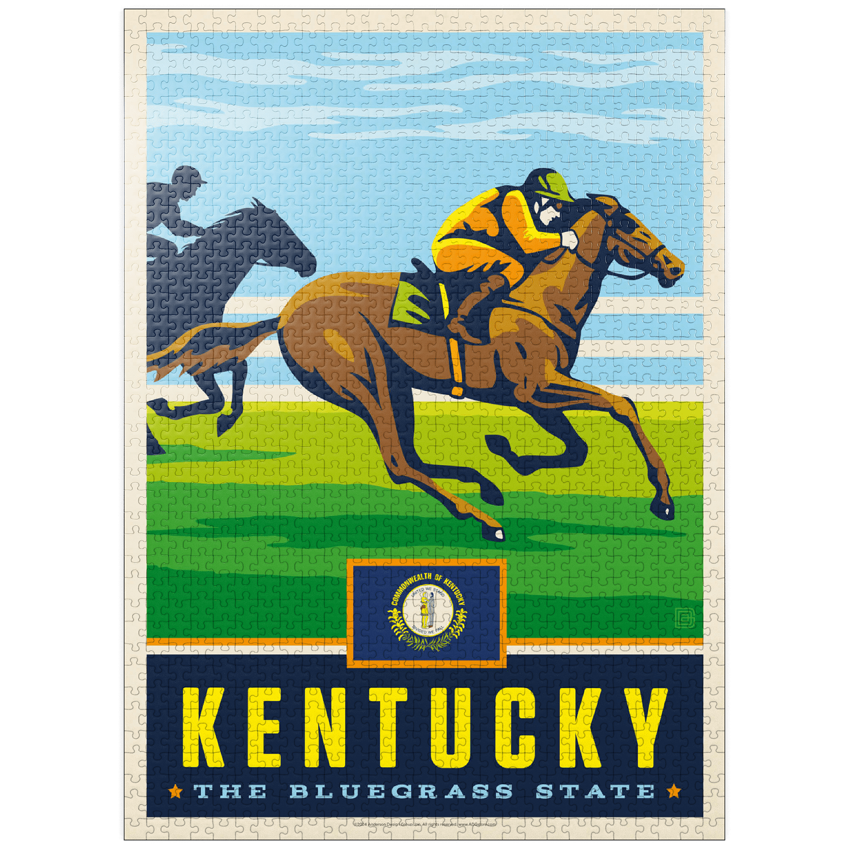 MyPuzzle - Kentucky: The Bluegrass State - Premium 1000 Piece Jigsaw ...