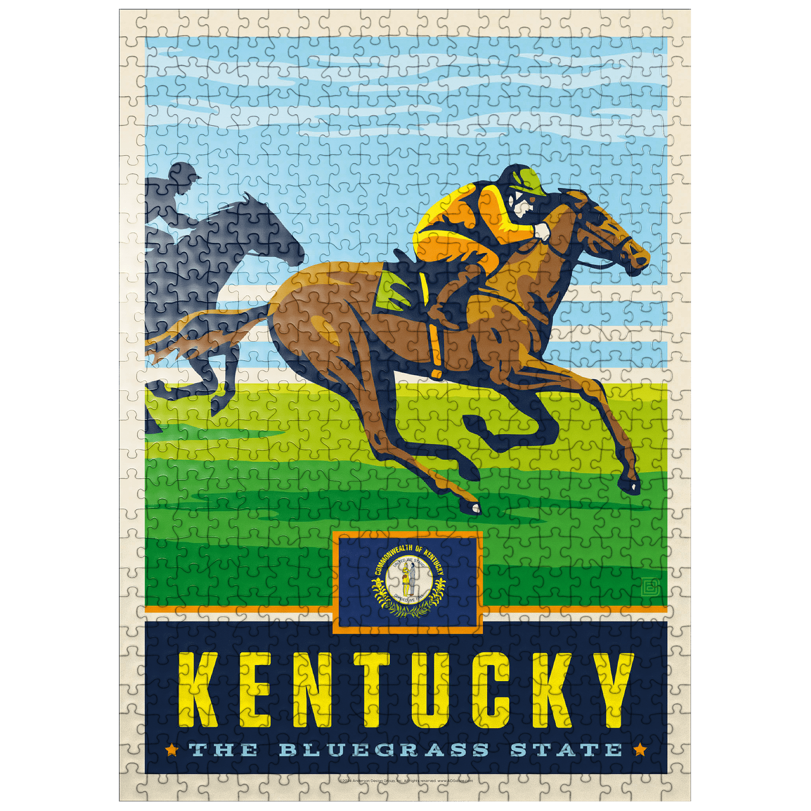MyPuzzle - Kentucky: The Bluegrass State - Premium 500 Piece Jigsaw ...