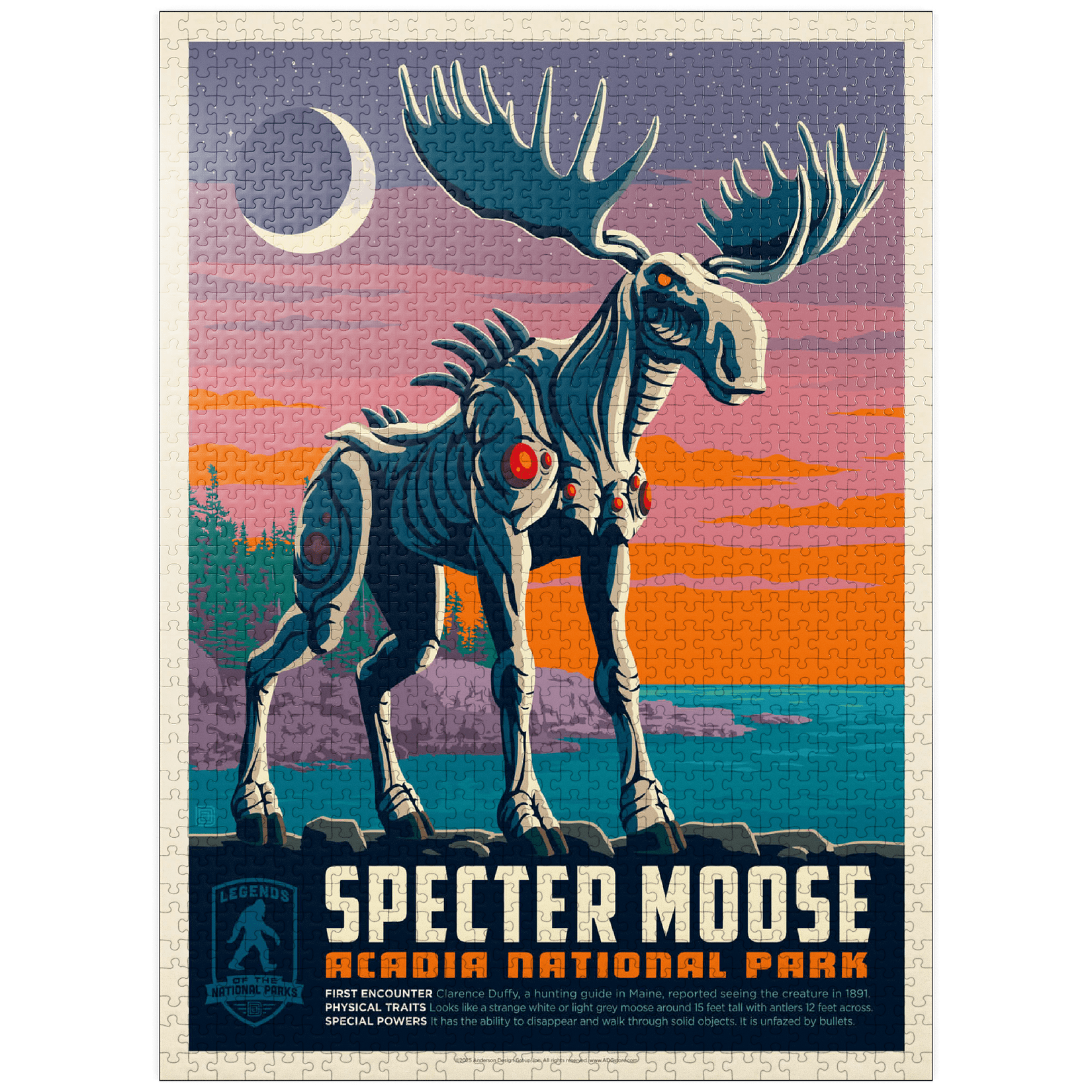 MyPuzzle - Legends Of The National Parks: Acadia's Specter Moose ...