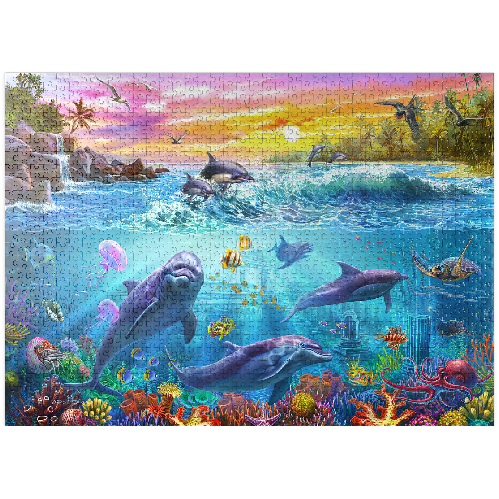 MyPuzzle - Magnificent Undersea World - Premium 1000 Piece Jigsaw ...
