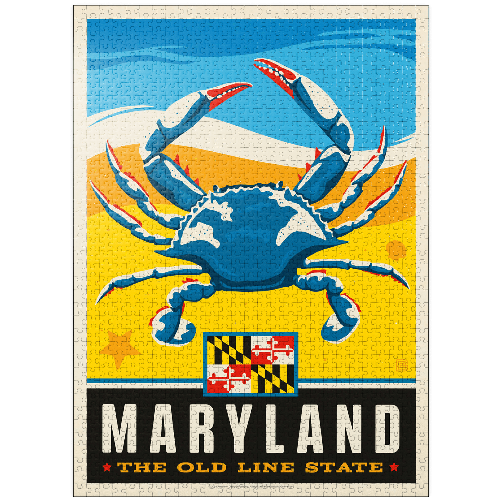 MyPuzzle - Maryland: The Old Line State - Premium 1000 Piece Jigsaw ...