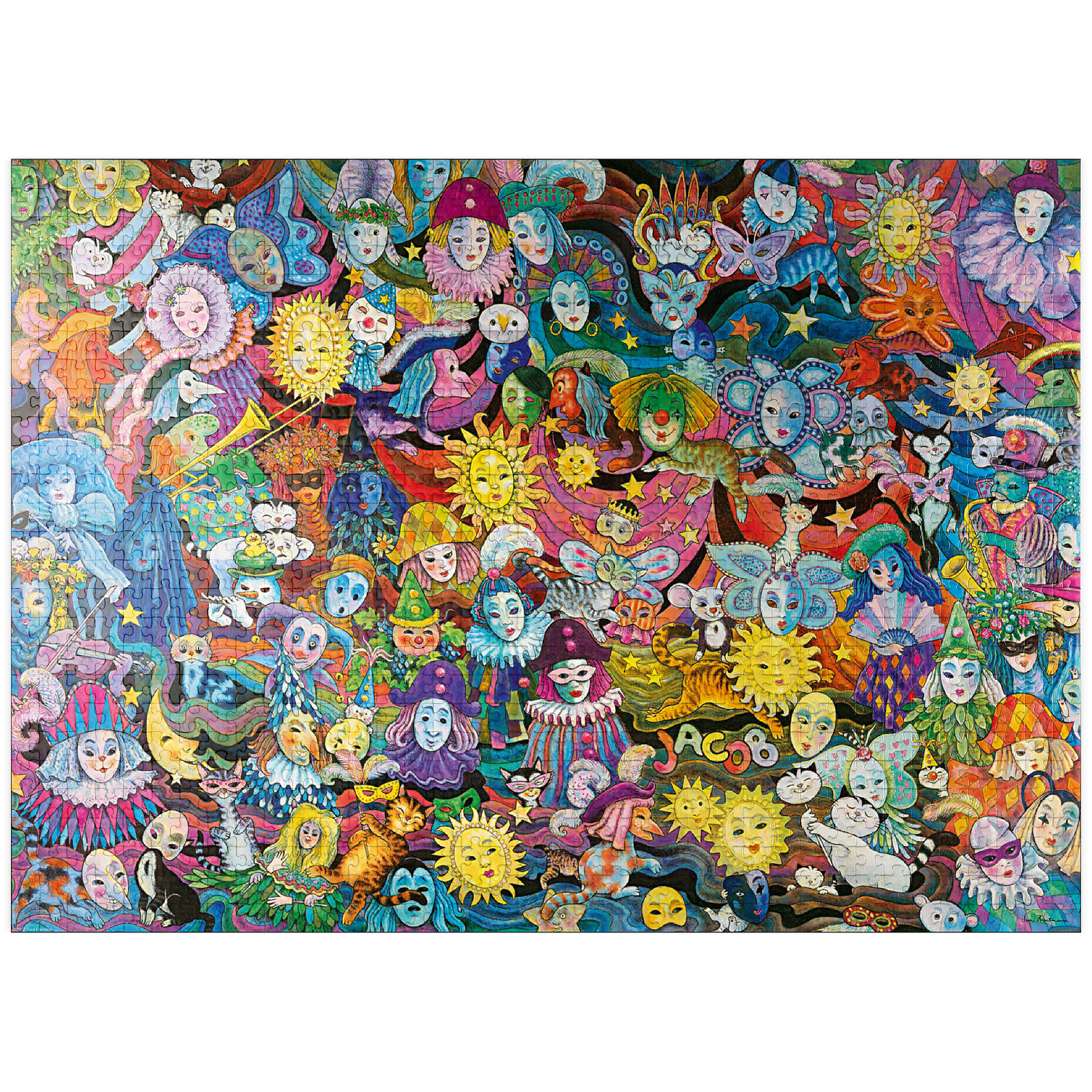 MyPuzzle - Masquerade - Sven Hartmann - Premium 1000 Piece Jigsaw ...