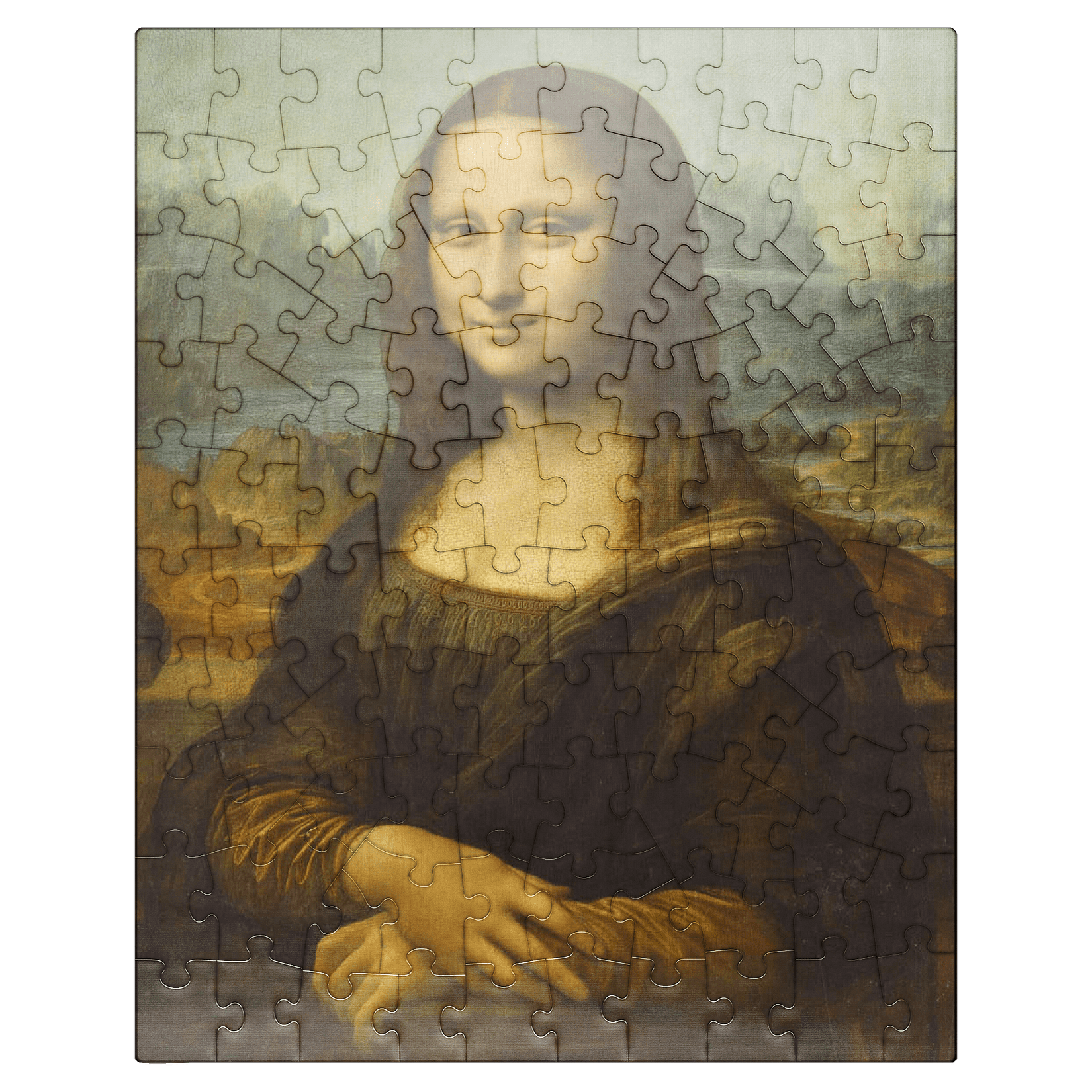 MyPuzzle - Mona Lisa - Lisa Del Giocondo By Leonardo Da Vinci - Premium 100 Piece Jigsaw Puzzle ...