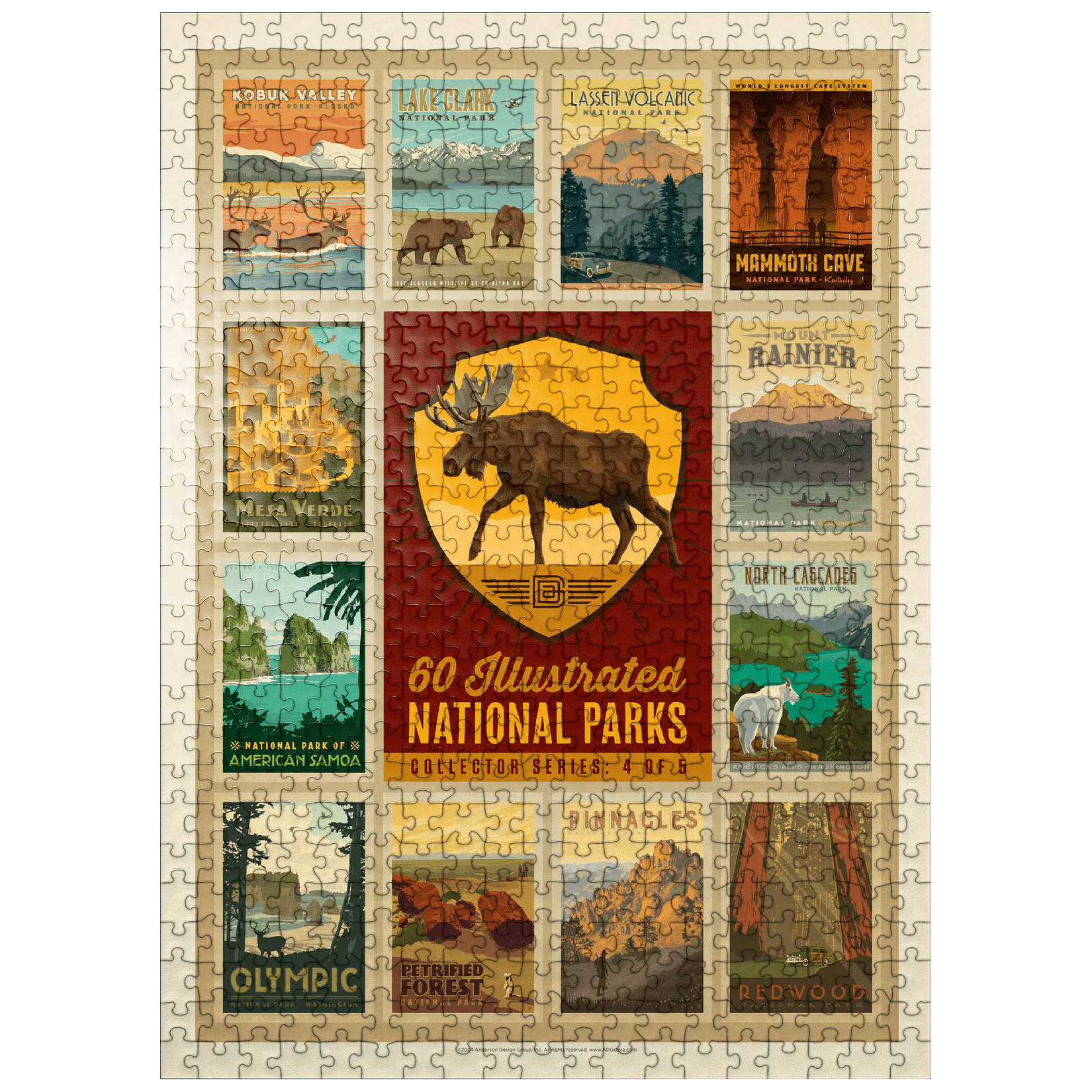 MyPuzzle - National Parks Collector Series - Edition 4, Vintage Poster ...