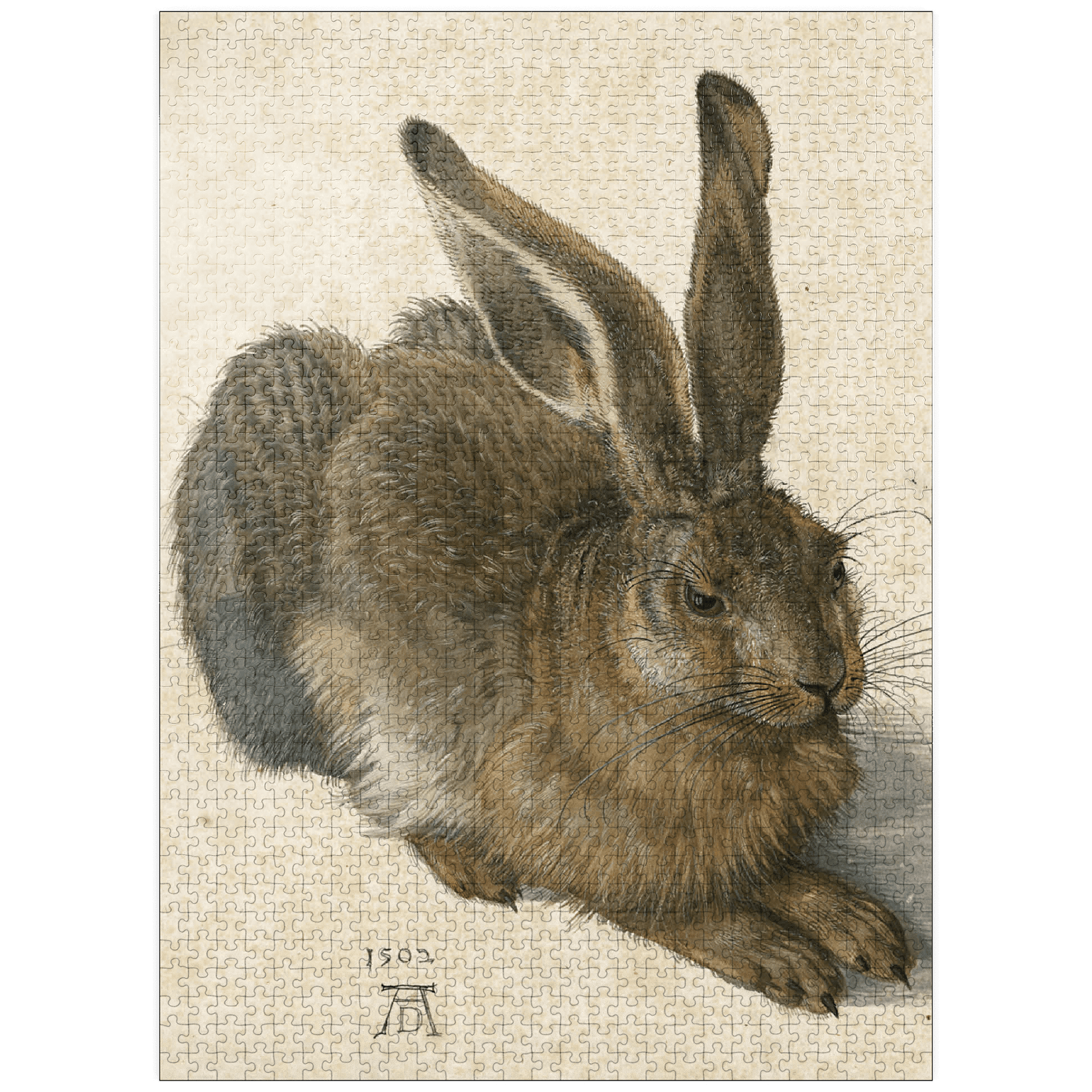 MyPuzzle - Piatnik: Brown Hare By Albrecht Dürer - Premium 1000 Piece ...