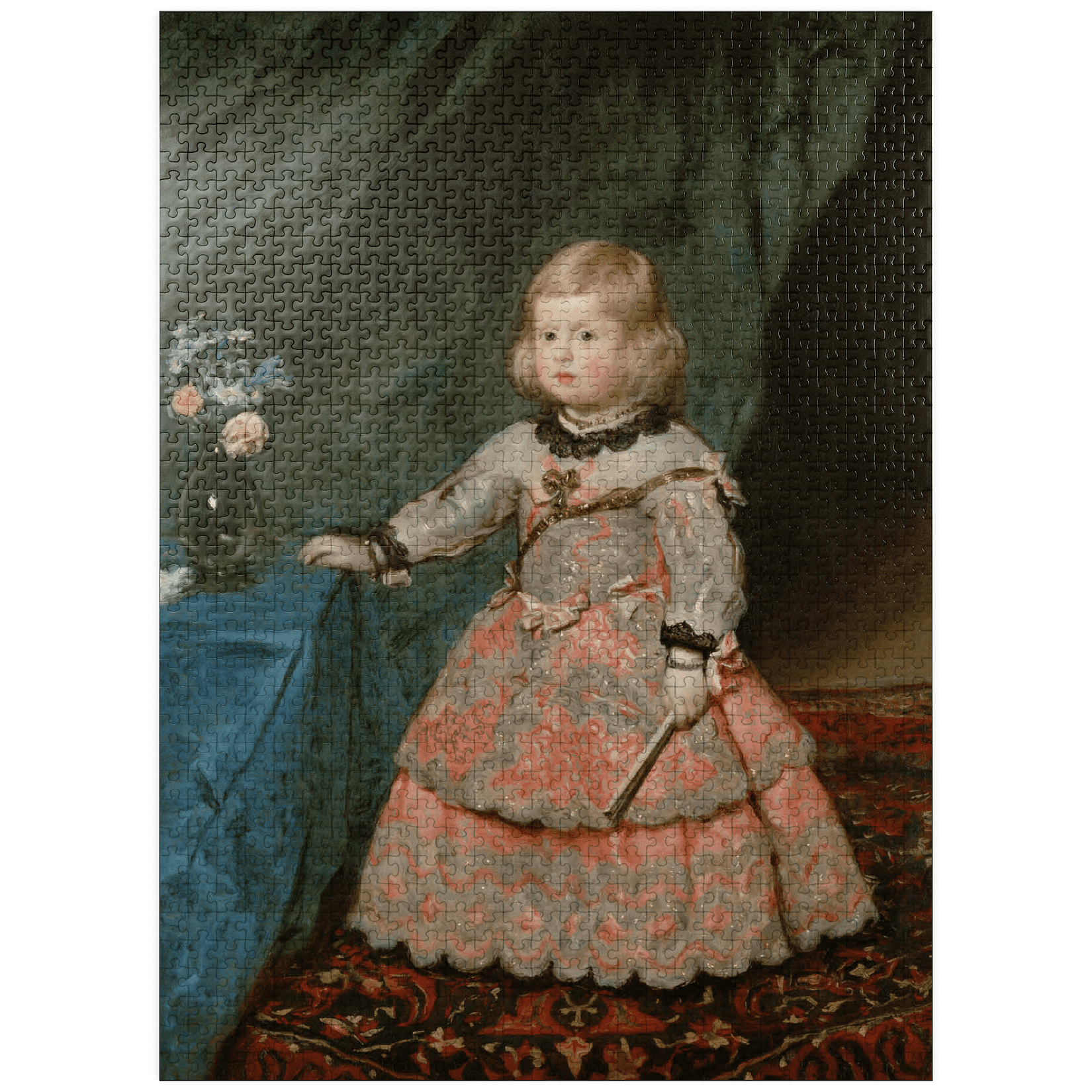 MyPuzzle - Piatnik: Infanta Margarita Teresa In A Pink Dress By Diego ...