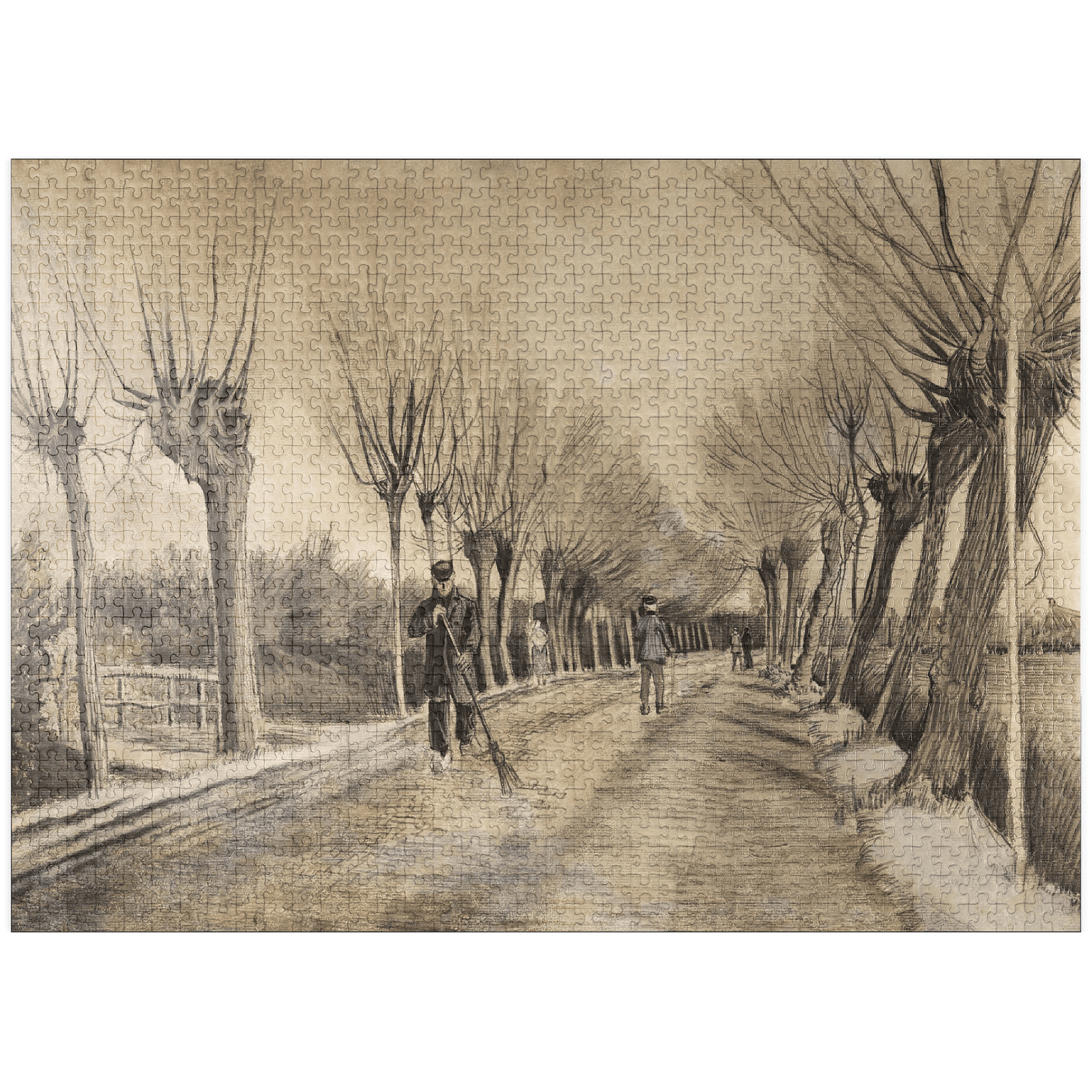 MyPuzzle - Road In Etten 1881 By Vincent Van Gogh - Premium 1000 Piece ...
