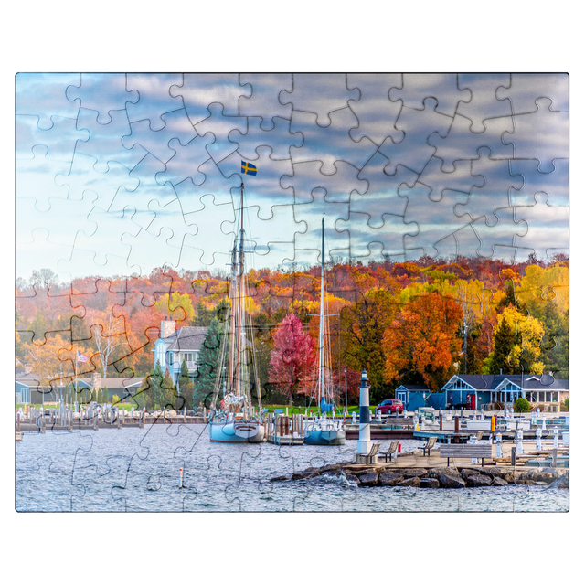 MyPuzzle - Sister Bay Town Harbor View In Door County Wisconsin ...