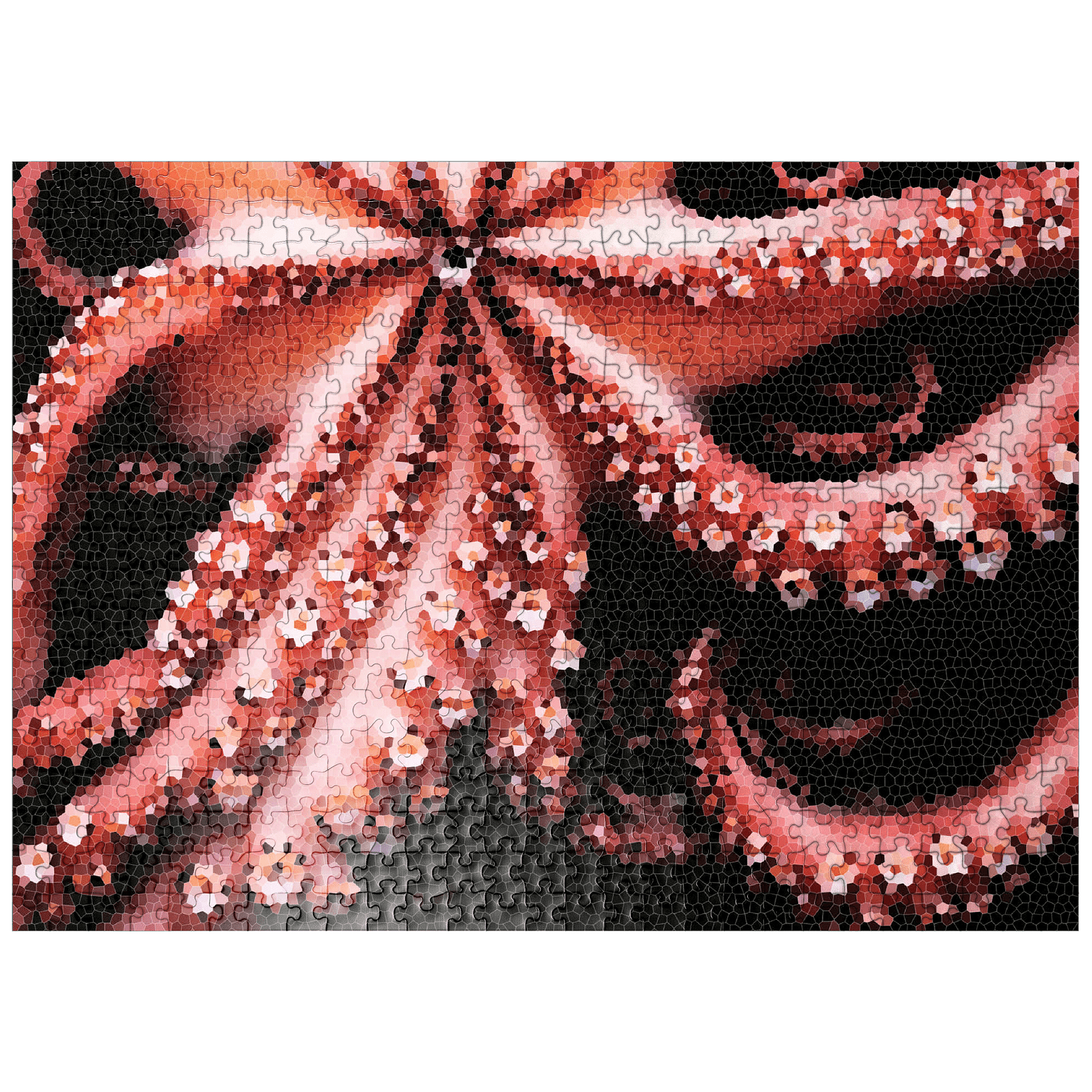 MyPuzzle - Stained Glass Abstract: Ocean Octopus Transformation ...