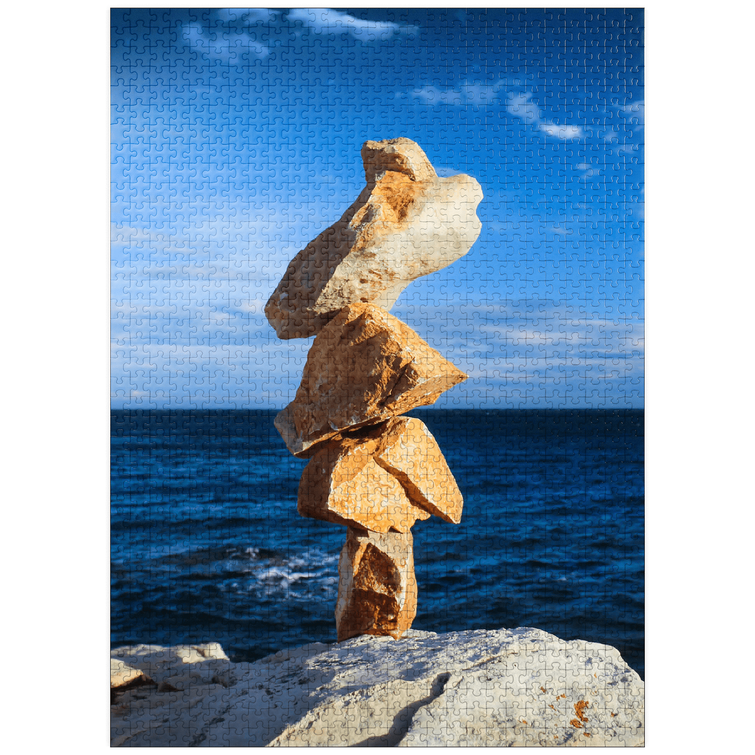 MyPuzzle - Stone Tower - Premium 1000 Piece Jigsaw Puzzle for Adults ...