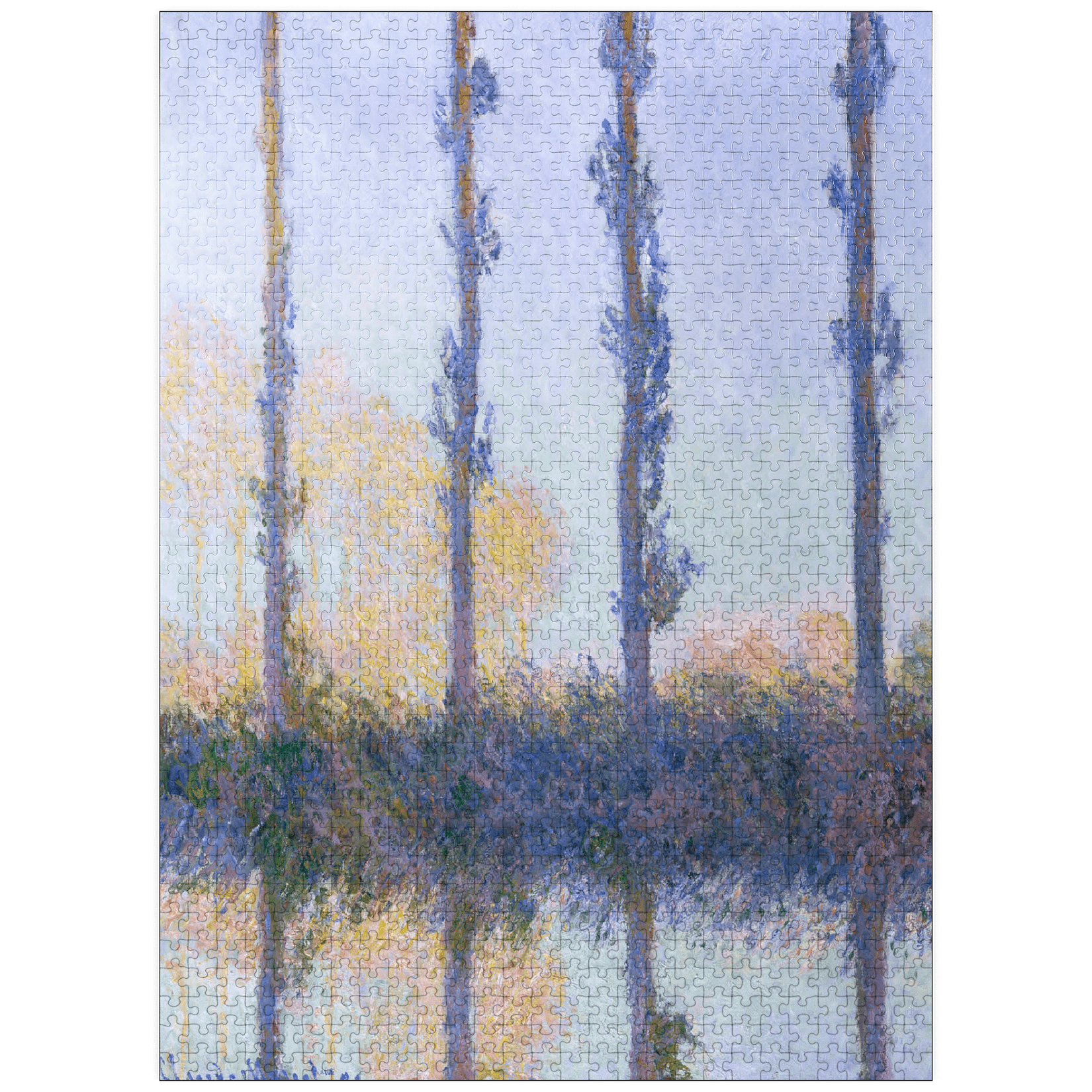 MyPuzzle - The Four Trees 1891 By Claude Monet - Premium 1000 Piece ...