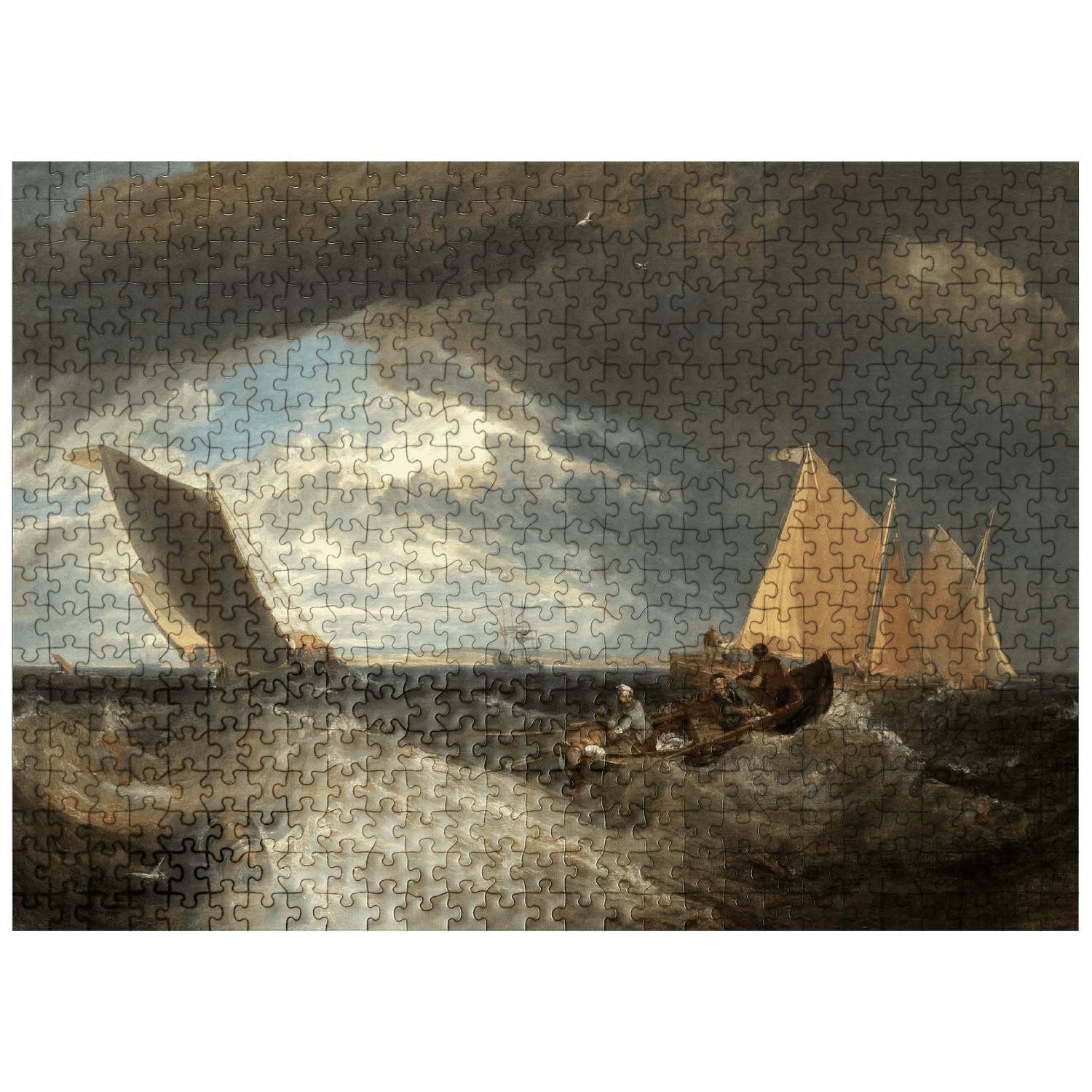 MyPuzzle - The Junction Of The Thames And The Medway - Premium 500 ...