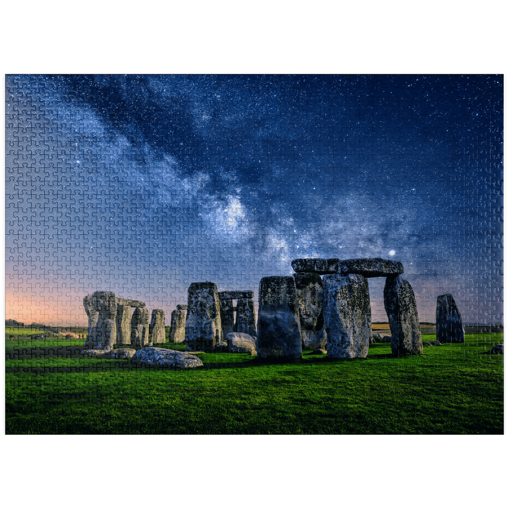 MyPuzzle - The Milky Way Over Stonehenge, Amesbury, England - Premium ...