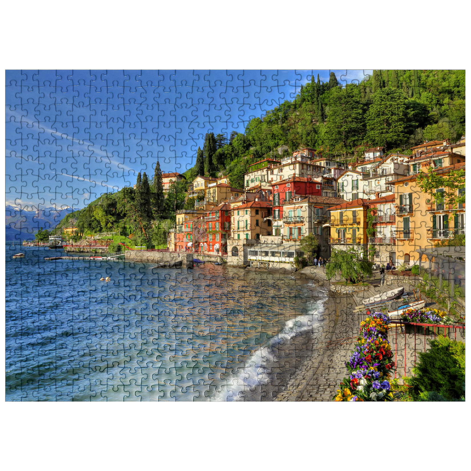 MyPuzzle - Varenna On Lake Como, Province Of Lecco, Lombardy, Italy ...
