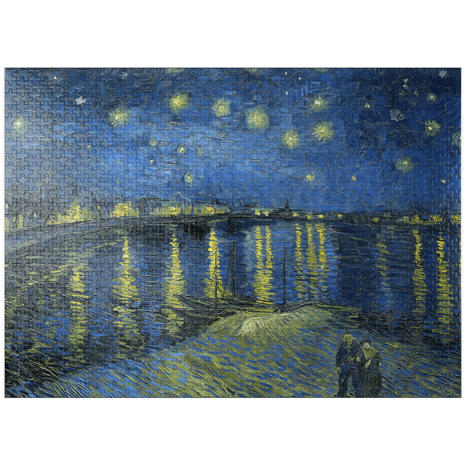 MyPuzzle - Vincent Van Goghs Starry Night Over The Rhone 1888 - Premium ...