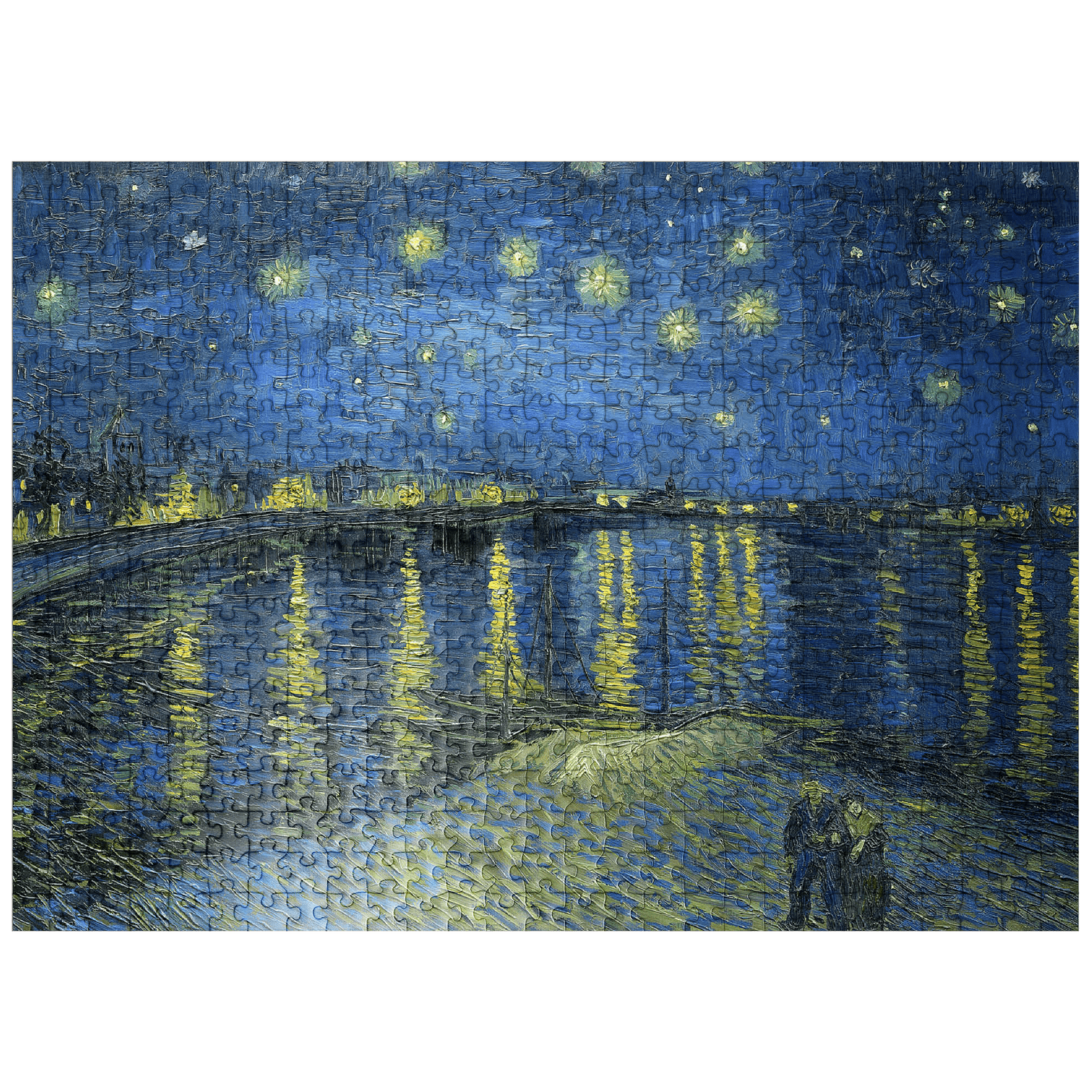MyPuzzle - Vincent Van Goghs Starry Night Over The Rhone 1888 - Premium ...