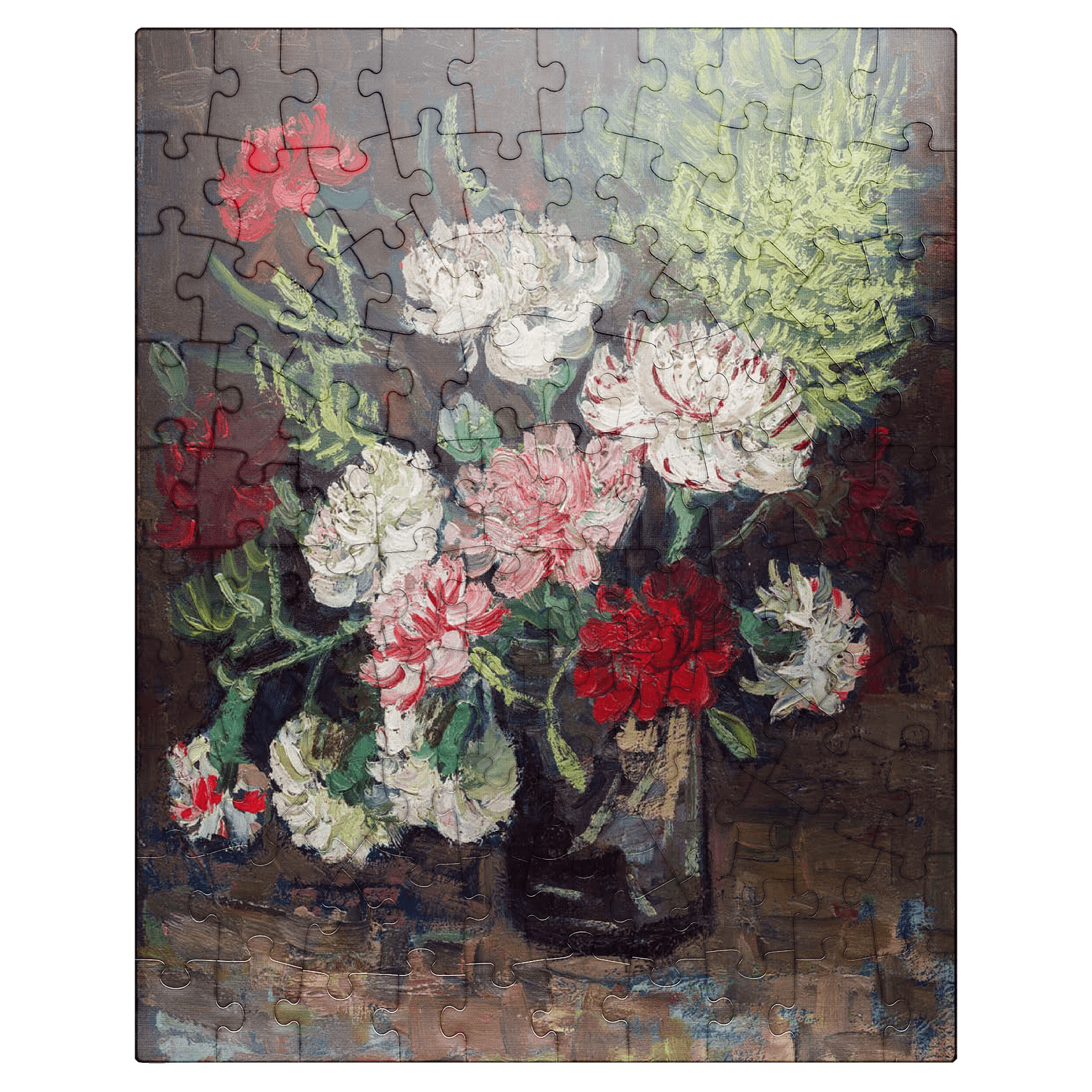 MyPuzzle - Vincent Van Goghs Vase With Carnations 1886 - Premium 100 ...