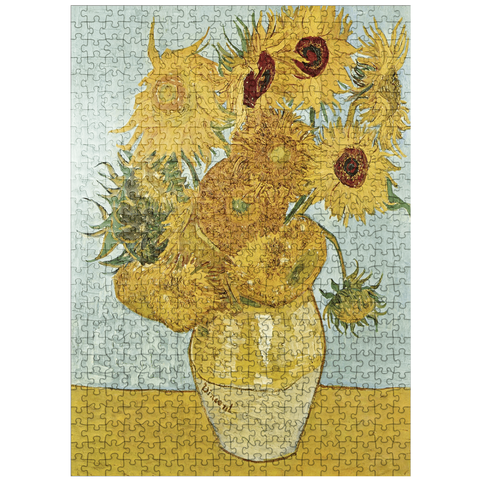 MyPuzzle - Vincent Van Goghs Yellow Vase With Twelve Sunflowers 1888 ...