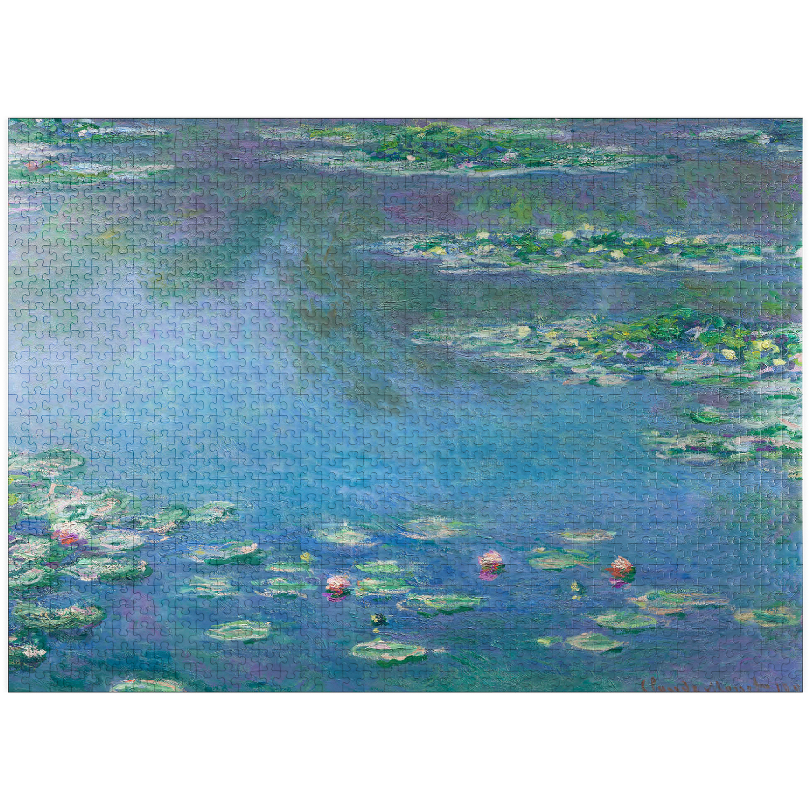 MyPuzzle - Water Lilies 1840-1926 By Claude Monet - Premium 1000 Piece ...